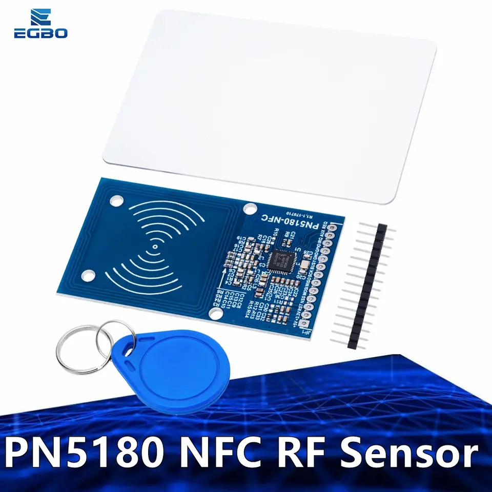 EGBO-lector de tarjetas IC de alta frecuencia, dispositivo PN5180 NFC ...