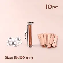 10Pieces Cross Wooden Candle Wicks with Bases for Candle Making Craft ...