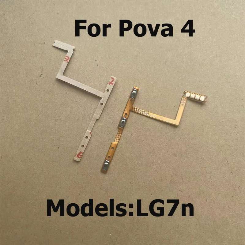 New For Tecno Pova 4 Pro Button Mute key Switch On Off Volume Power ...
