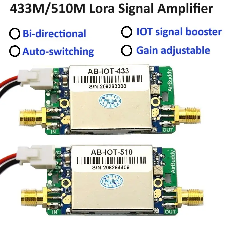 High-Power 433Mhz Lora Signal Amplifier Module For Improved Communication.