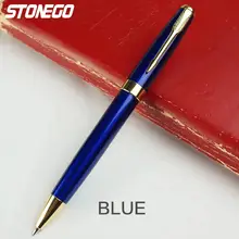 STONEGO PU Leather Ballpoint Pen Anti-slip Retractable Rollerball Pens ...