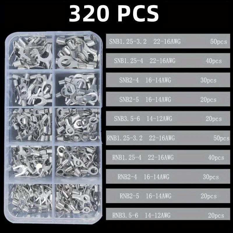 320pcs/4-in-1 Multifunctional Pliers Combination, Copper Nose Crimping ...