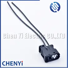 female with wires