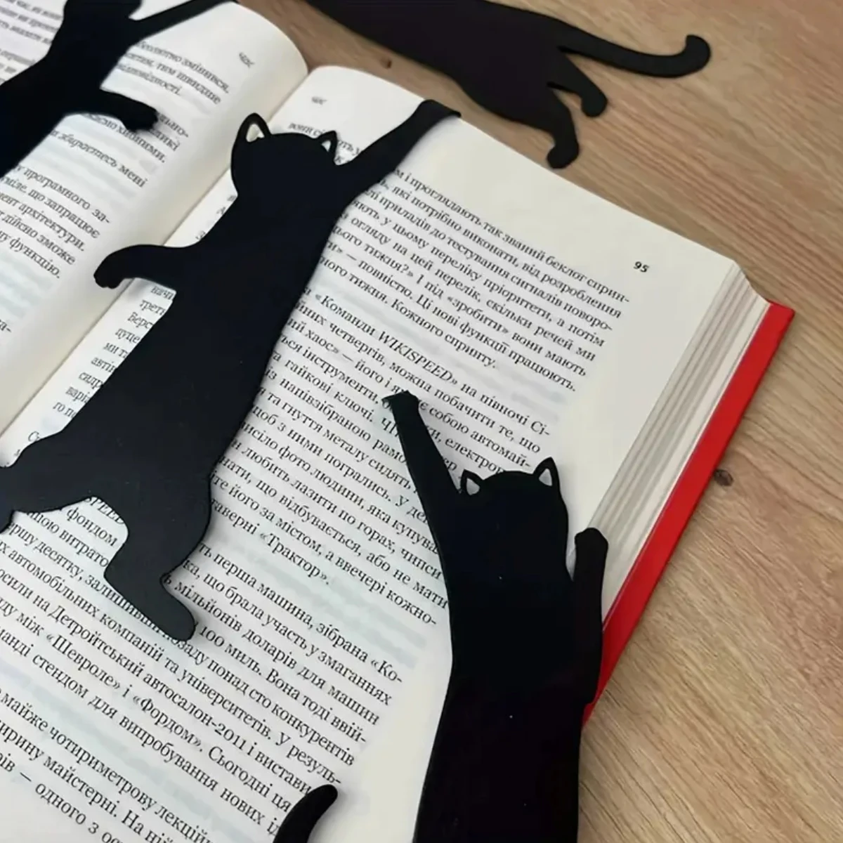 Cute Creative 5Pcs Metal Cat Bookmark Set for Library Room Journal Gift ...