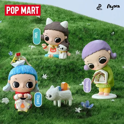 Popmart Genuine Nyota Free Growth Series Trendy Online Blind Box Figure ...