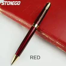 STONEGO PU Leather Ballpoint Pen Anti-slip Retractable Rollerball Pens ...