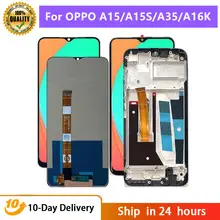 Original Oppo A15/A15S Lcd Screen, 6.5'' Touch Digitizer Assembly, Free ...