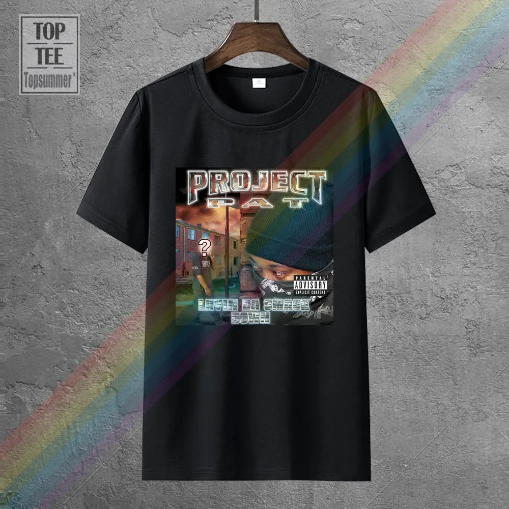 Project Pat Layin Smack Down White Mens Shirt All Sizes Memphis Rap Hip ...