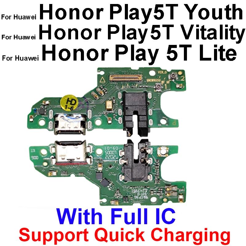 For Huawei Honor Play 5 5T Youth Lite 5T Vitality 5G USB Charging Dock ...