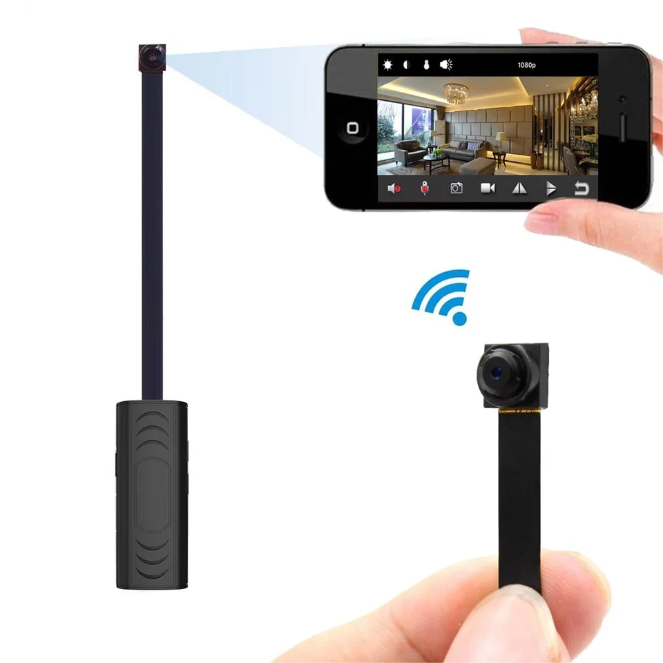 Mini 4K Wifi Camera, Portable & Wireless, Perfect For Nanny Or Diy ...