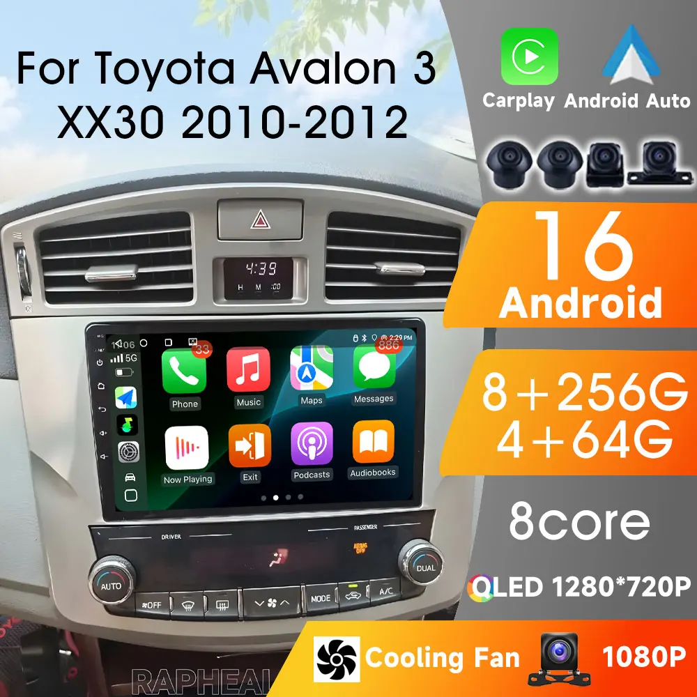 Carplay Android Auto Wireless для Toyota Avalon 3 XX30 2010-2012 ...