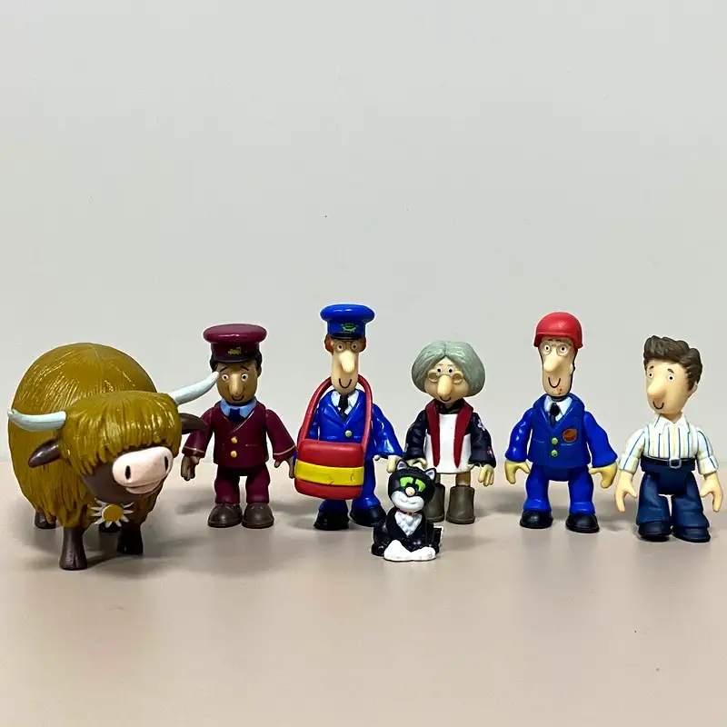 Lot Of Postman Pat Mini Figures For Kids - Assorted Characters