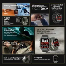 Blackview W60 2024 Smartwatch, Outdoor Rugged, Emergency Lighting ...