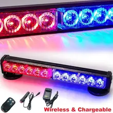 12LED Magnetic Flashing Light Wireless Strobe Warning Emergency light ...
