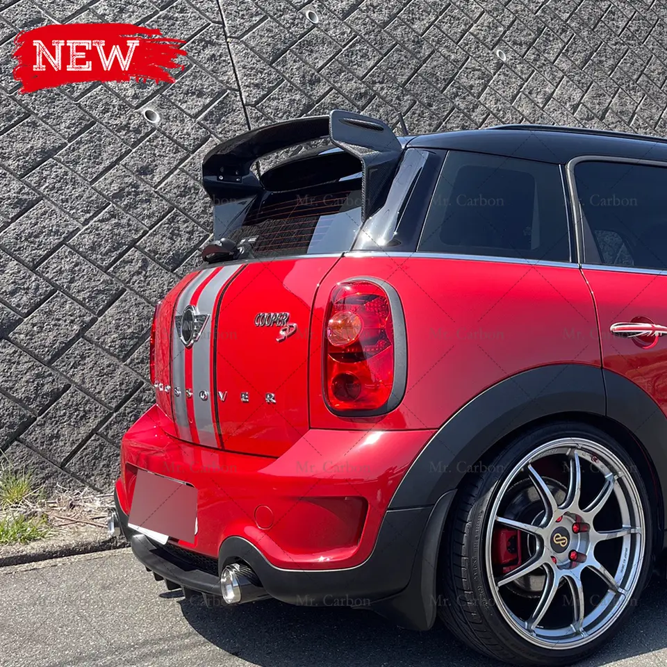 Adjustable Mini R60 Carbon Fiber Roof Spoiler - Gp Wing