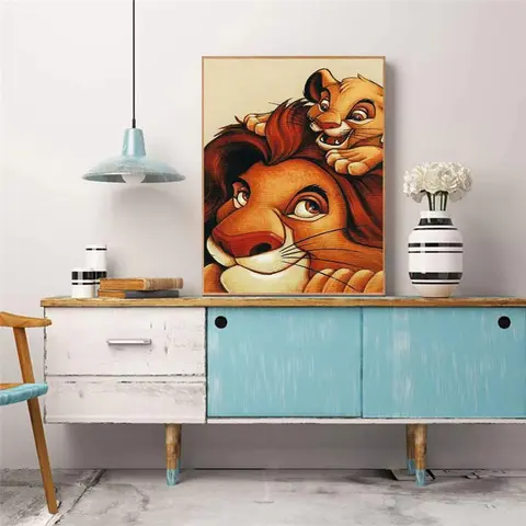 MINISO Simba 5D Diamond Painting Kits The Lion King Mosaic Picture of ...
