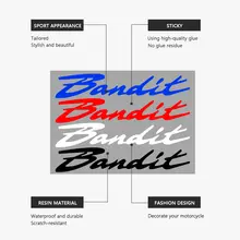 Waterproof Suzuki Bandit Motorcycle Decals, Gsf Accessories Stickers.