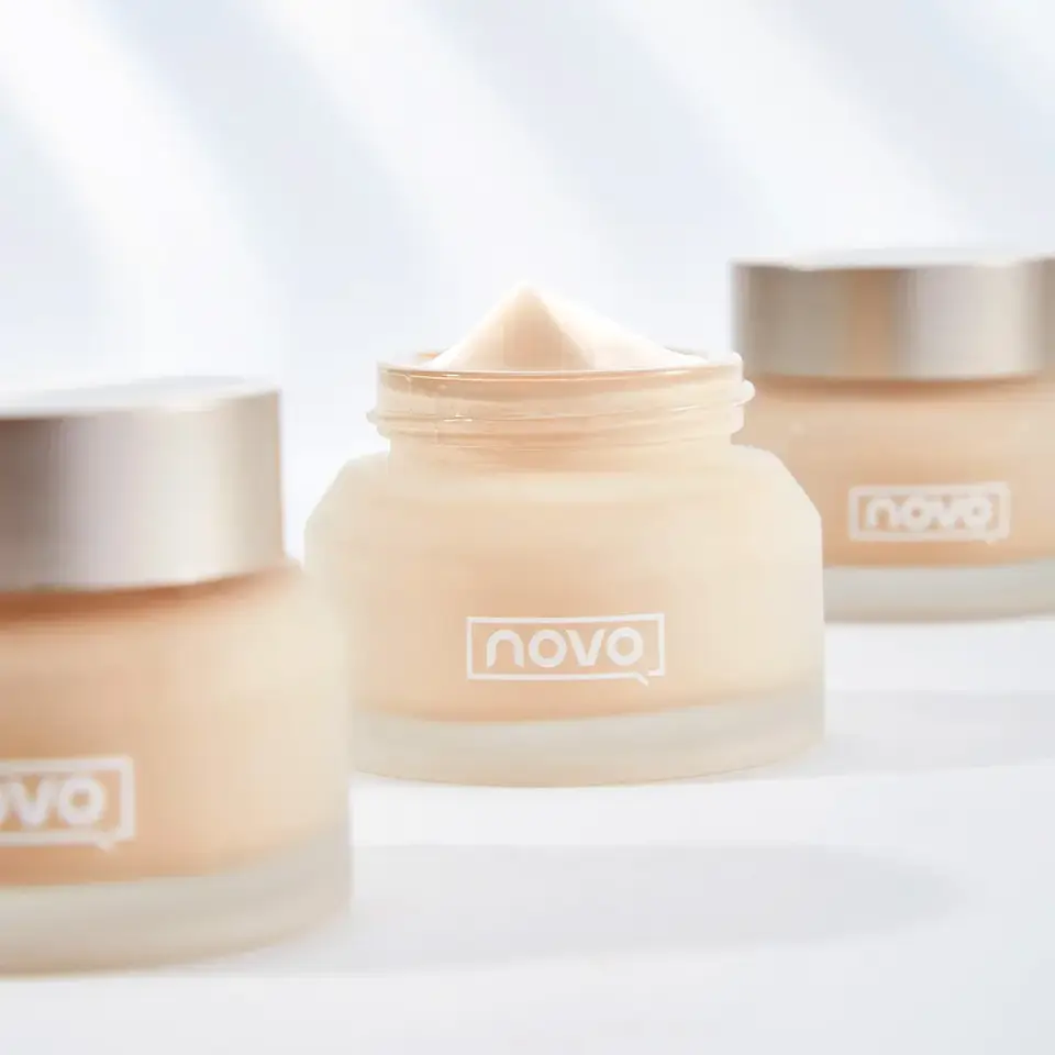 Novo Radiance Cream Foundation - Conceals Pores, Brightens Skin ...