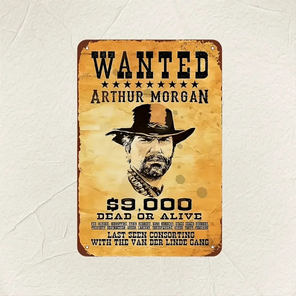 RDR2 Arthur Wanted Poster: The Ultimate Wall Artifact for Fans and Gamers?