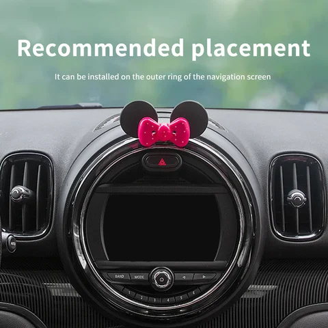 Decoración de estilo con nudo de lazo para volante de coche, accesorios ...