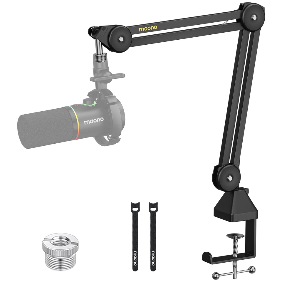 Heavy-Duty Maono Microphone Boom Arm For Professional Audio Setup.
