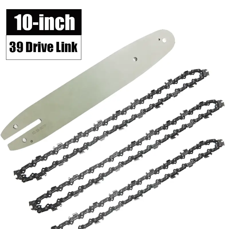 Replacement 10" Electric Chainsaw Chain & Bar Guides - Garden Tool Parts