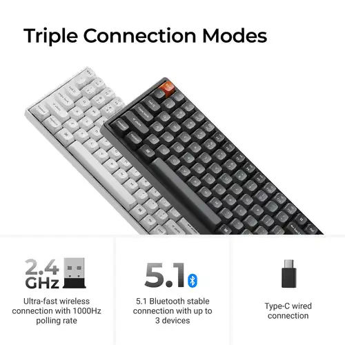 Teclado Mecánico Personalizado Inalámbrico Keychron K2 Max