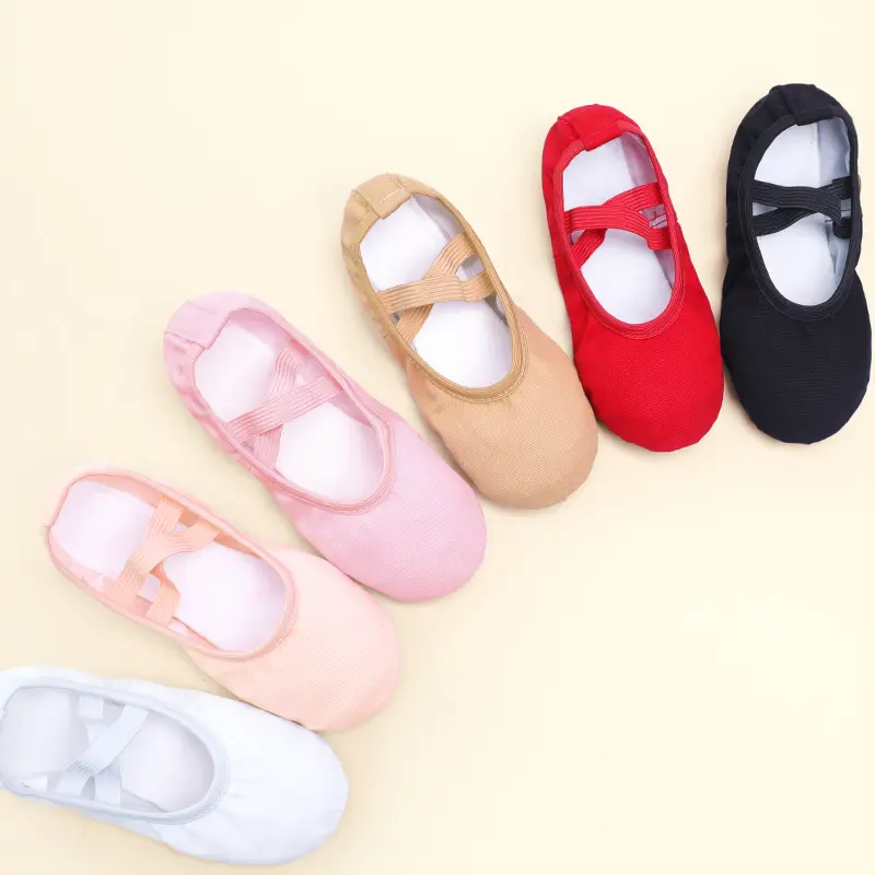 Soft Sole Ballet Slippers For Women And Girls | Gymnastics Training ...