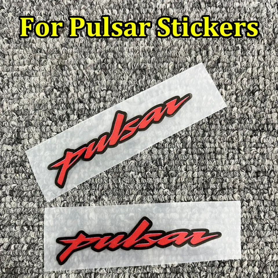 Waterproof Bajaj Pulsar Motorcycle Stickers, Durable Decal Accessories.