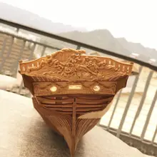 1/48 Full Rib Shark Le Requin Sailboat Model Kit - Diy Wooden Boat Toy