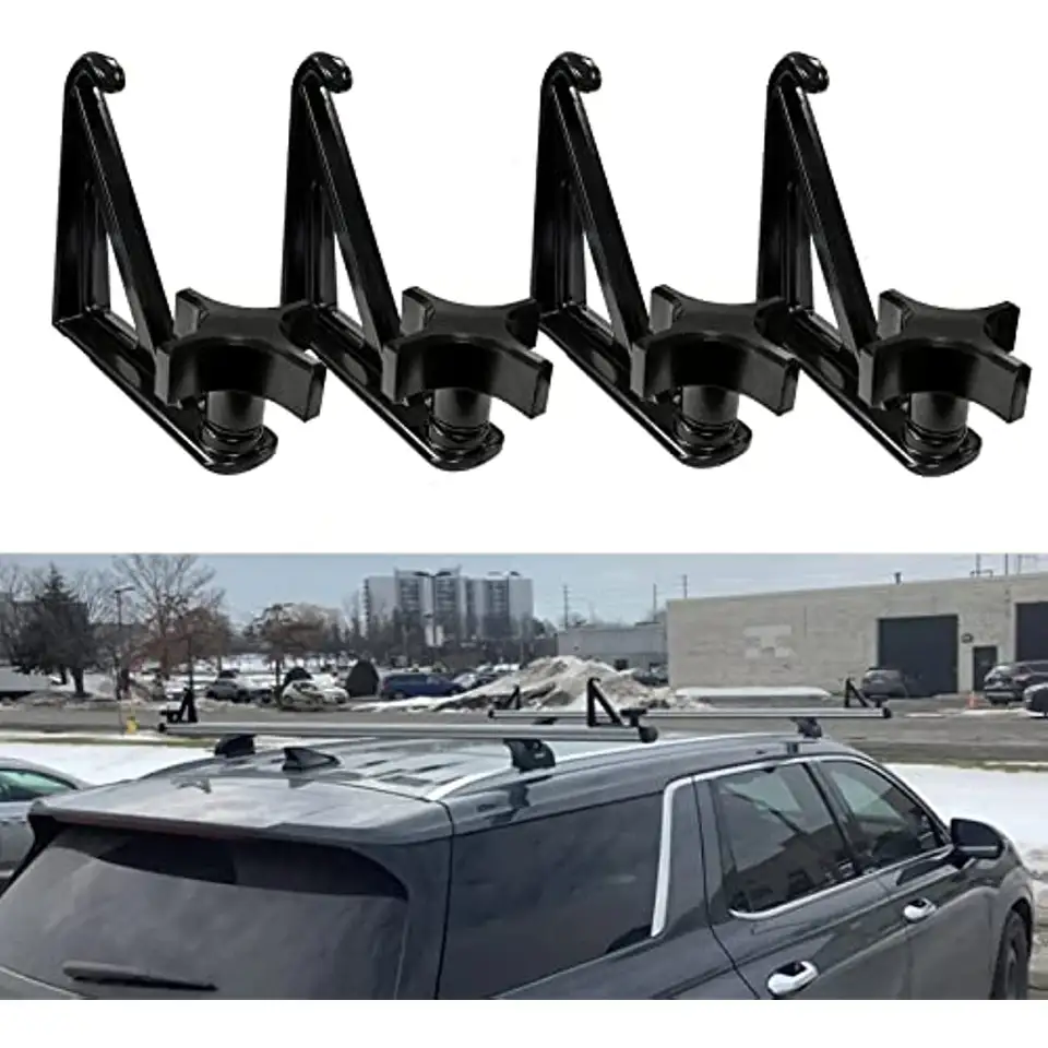 4-Pack Load Stops For Roof Racks, Compatible With Ladders, Firewood ...