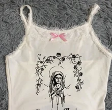 Casual Slim Maiden Lace Crop Tops Y2K Aesthetic Woman Hot Halter tops ...