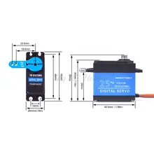 Waterproof Heavy-Duty Digital Servos, 25T Arm, 35Kg Torque, Perfect For ...