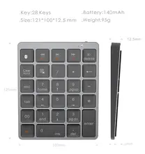 Unlock Accounting Efficiency With Bluetooth 28-Key Numeric Keypad & Usb ...