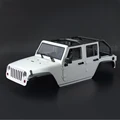 1:10 Scale Wrangler Convertible Hard Body Kit 313mm Wheelbase for 1/10 RC Crawler Axial SCX10 ...