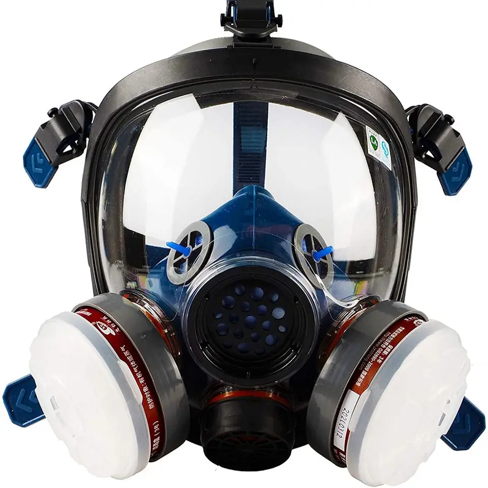 High-Quality Organic Vapor Mask With Dual Carbon Filters For Chemical ...