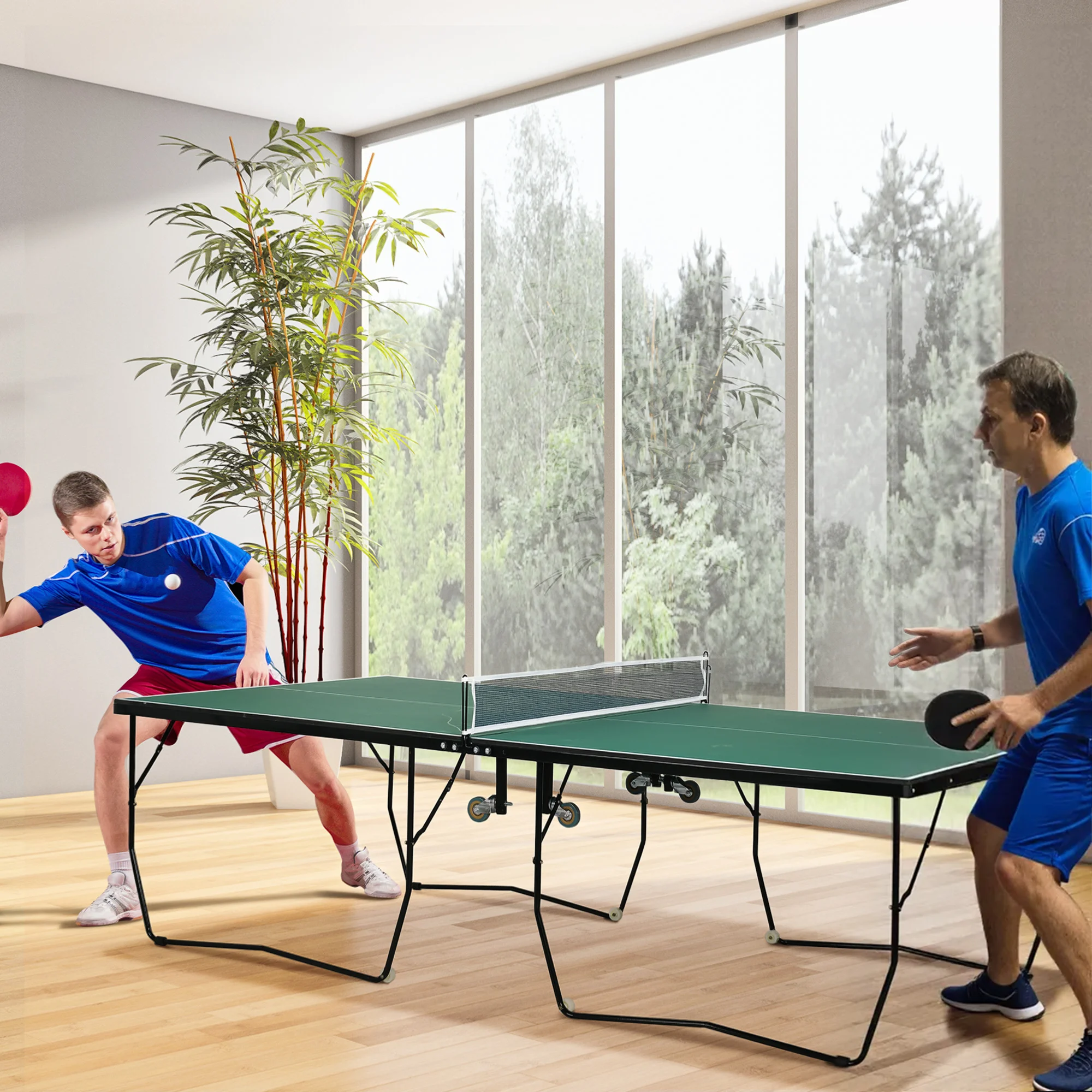 SPORTNOW 9FT Table Tennis Table Review: The Ultimate Portable Pick for ...