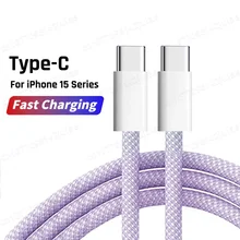 PD 35W Fast Charging Type C Cables For iPhone 15 Pro Max Plus USB C ...