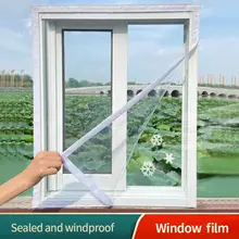 Winter Warm Curtains, Windproof, Insulated, Transparent Plastic Screen ...
