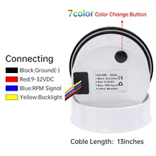 Elevate Your Engine'S Performance With The 85Mm Tachometer - 3000Rpm, 7 ...