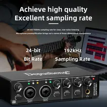 High-Quality Audio Interface For Studio And Live Recording, Perfect For ...