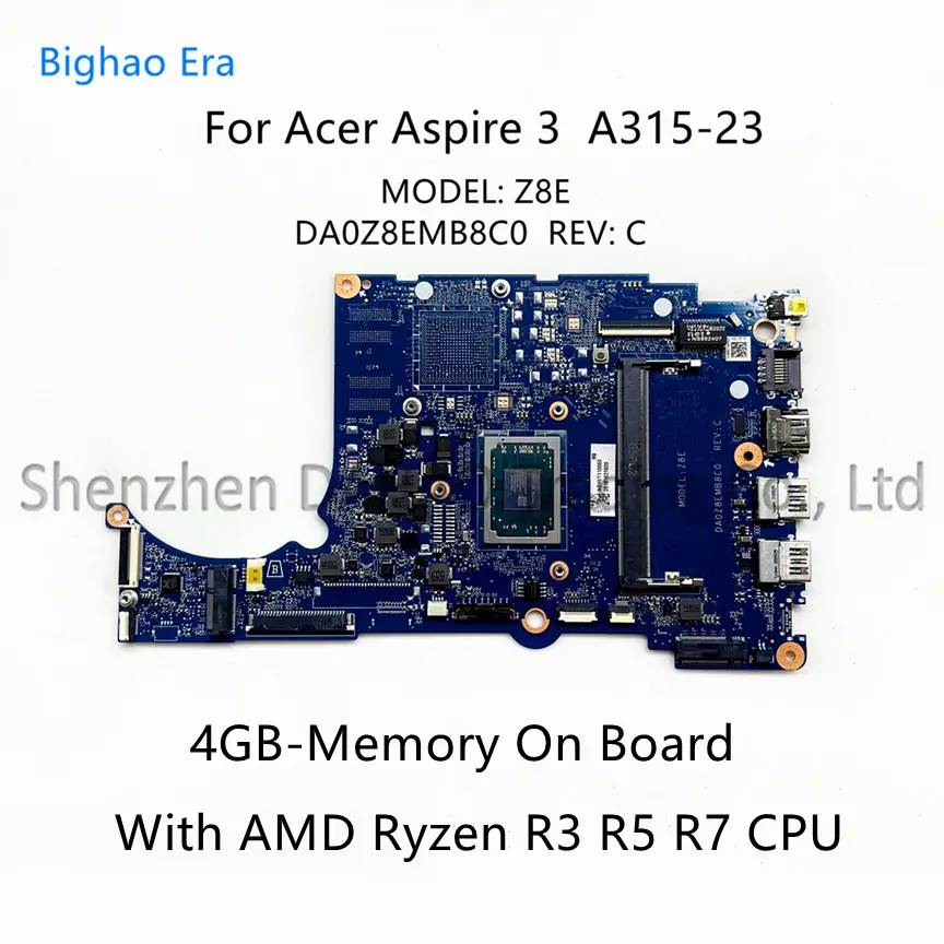 Acer Aspire A315-23 Laptop Motherboard R3 R7 4G Ram