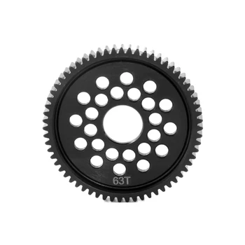 Steel Metal 63T 06 Module Spur Gear Main Gear 51609 for Tamiya TB-05 ...