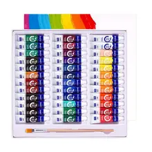 Practical Watercolor Paint Set 12/18/24/36 Colors Gouache Tubes Set ...