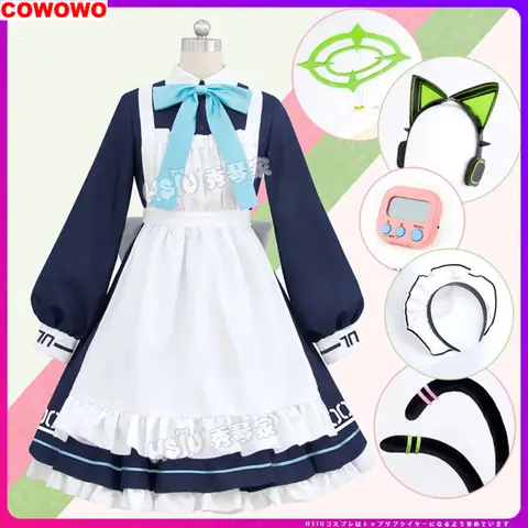 Blue Archive Saiba Midori Saiba Momoi Dress Cosplay Costume Cos Game ...