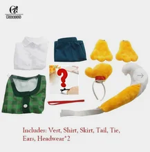 Animal Crossing Isabelle Cosplay Costume – Game Ready, Tail & Headwear ...