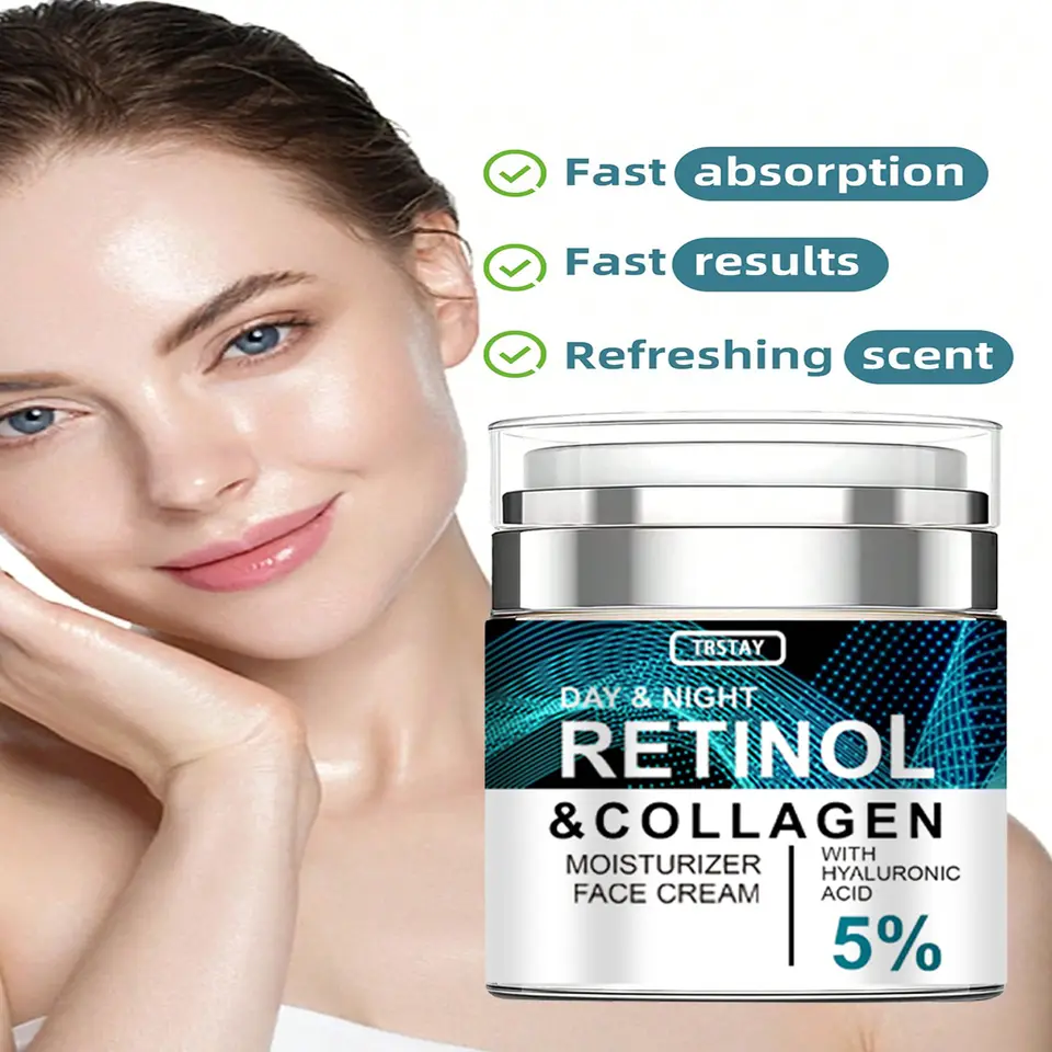 Revitalizing Day & Night Moisturizer With Retinol, Collagen ...