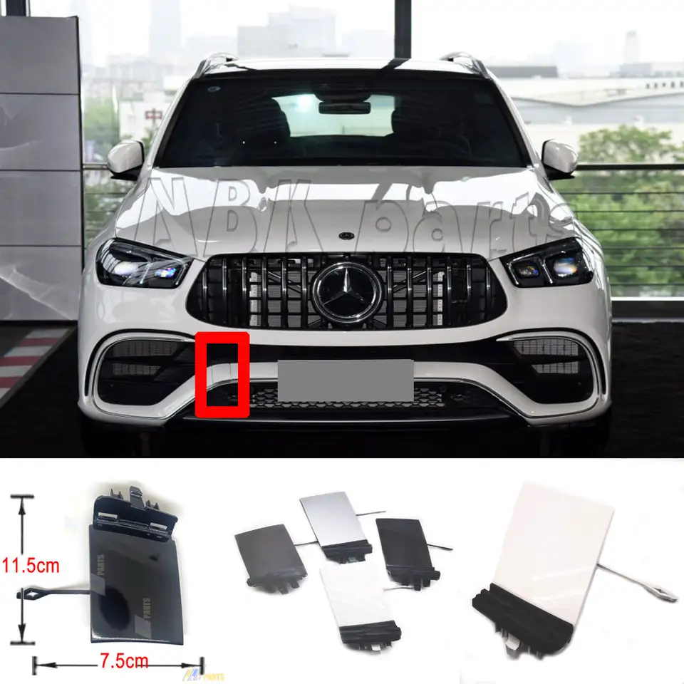 Front Tow Cover Bumper Cap For Mercedes-Benz Gle Amg Line 20-22