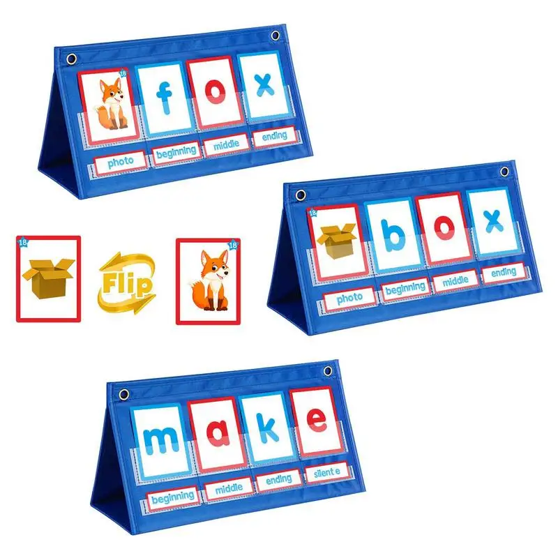Word Building Pocket Chart Matching Alphabet Word Game World Building ...