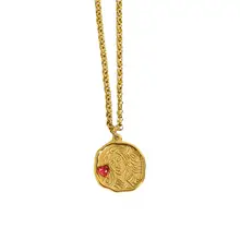 Vintage Greek Mythology Athena Medusa Pendant Necklace for Women ...